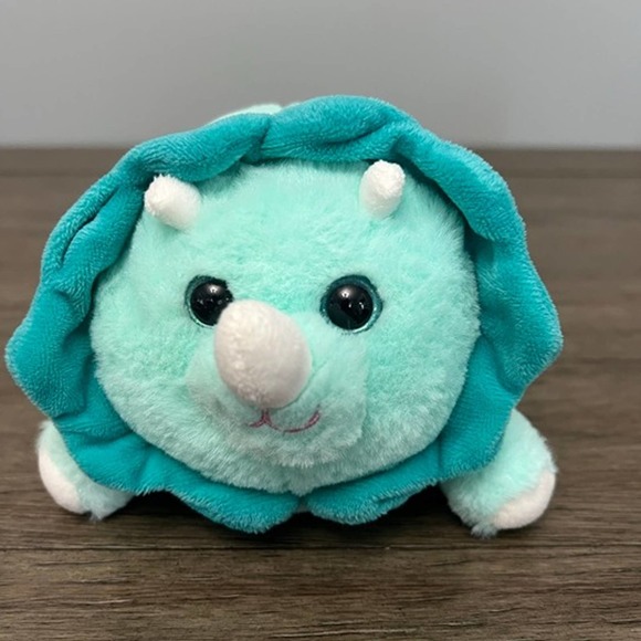 Walmart | Toys | Teal Baby Triceratops Mini Stackable Plush | Poshmark